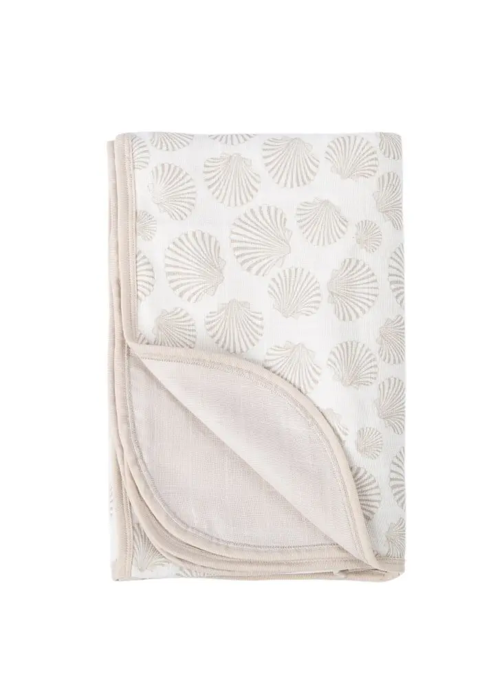 L`ESSENTIEL MAISON Seashell Prekrivač za bebe, 120 x 120 cm, Bež