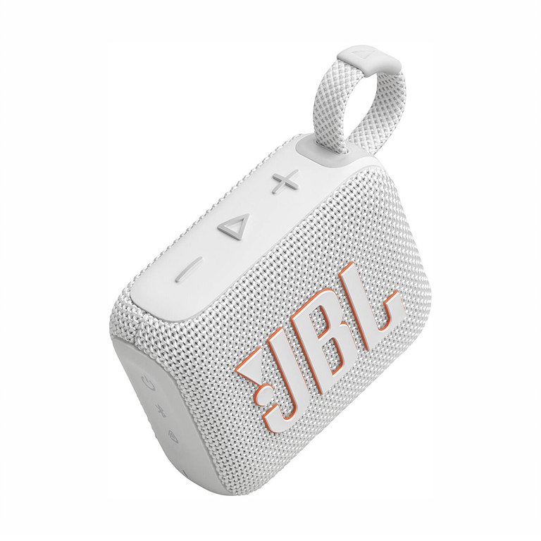 JBL GO 4 WHITE Ultra prenosivi bluetooth zvučnik, IP67 vodootporan, otporan na prašinu, 7h bat. (beli)