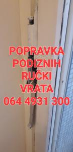 Popravka podiznih ručki vrata