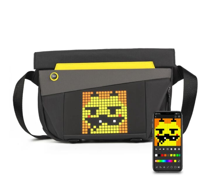 Divoom Torbica sa LED ekranom Pixoo Sling Bag V - Crna