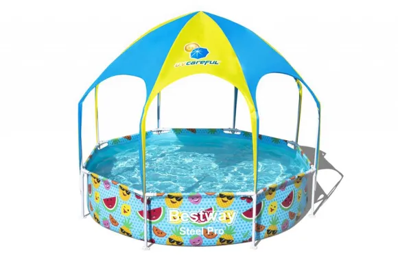 Bestway Bazen za dvorište Steel Pro Splash in Shade 56432 - 244 cm x 51 cm