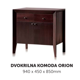 Dvokrilna Komoda Orion