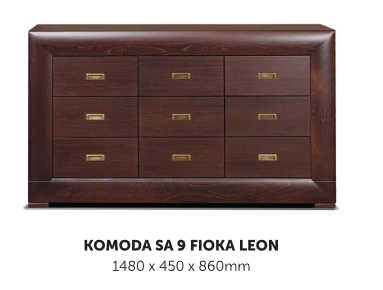 Komoda Leon sa 9 Fioka