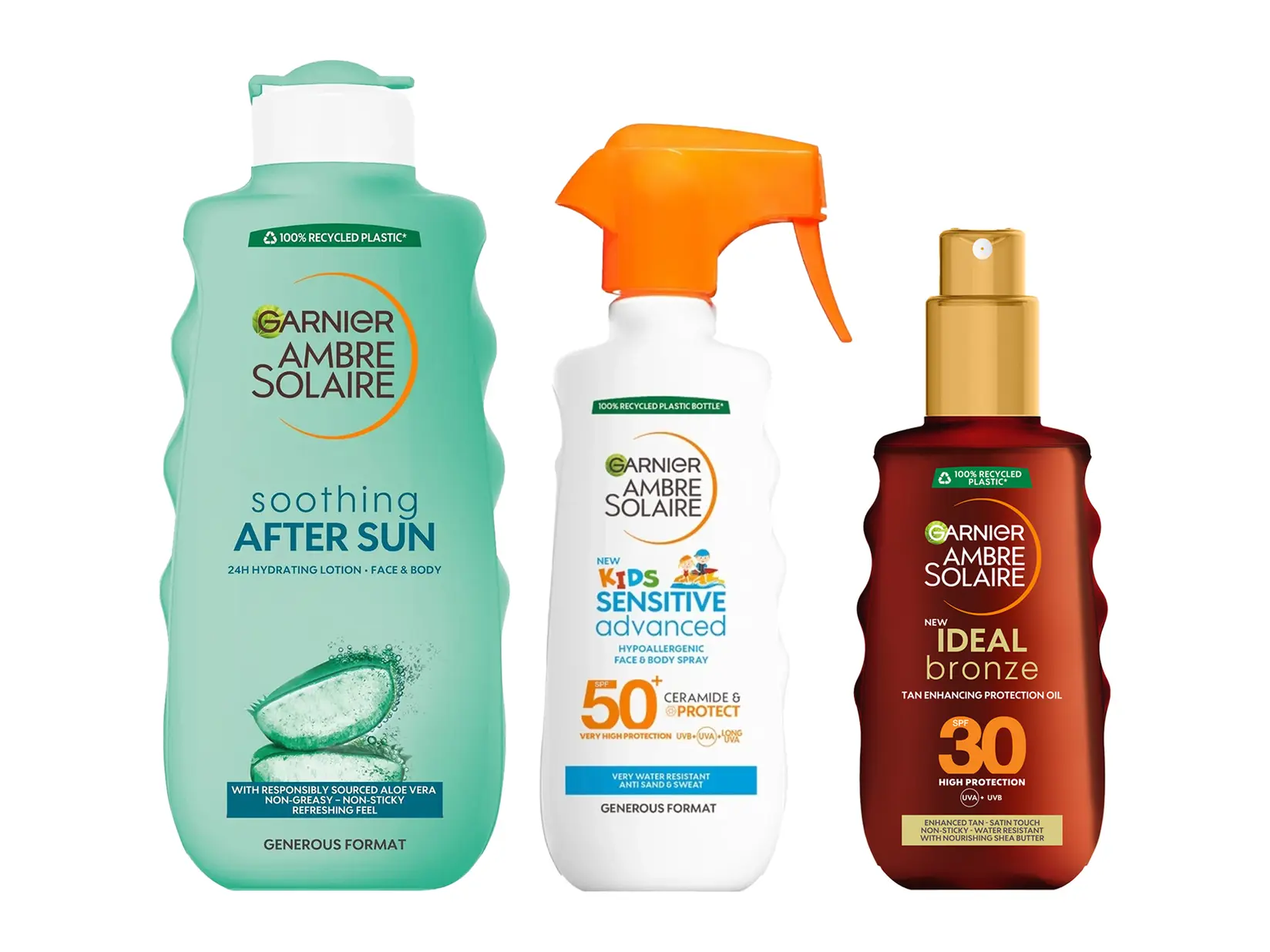 Garnier Ambre Solaire Porodični set za zaštitu od sunca, 3 proizvoda