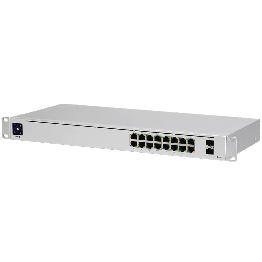 UBIQUITI Switch, 18 portova, PoE, 60V, Sivi