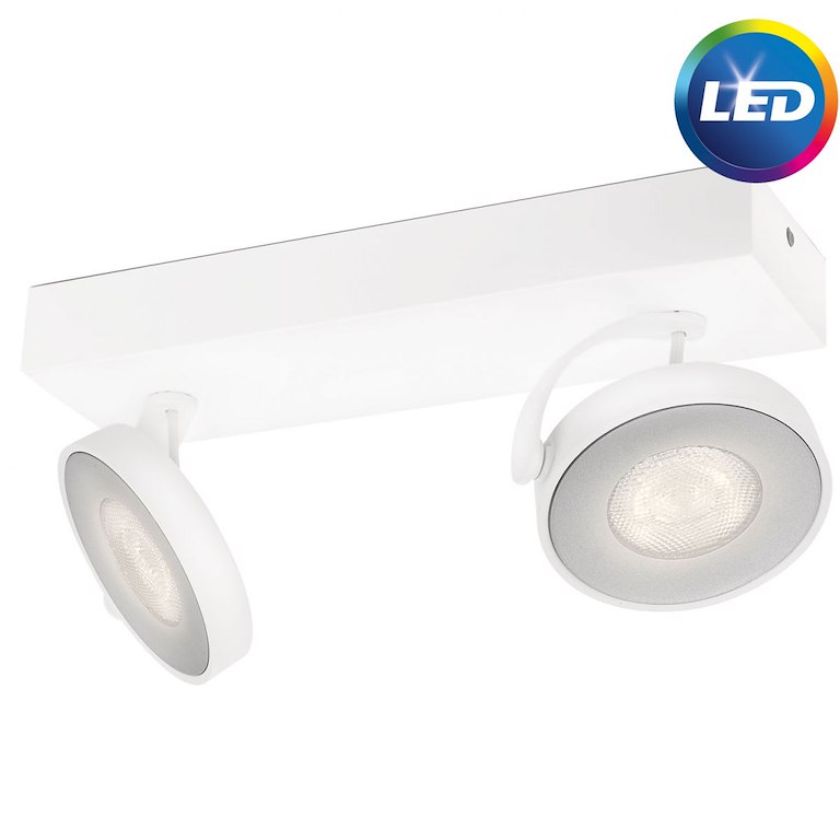 DR138 53172/31/16 LED spot lampa Clockwork 2x4W 2700K