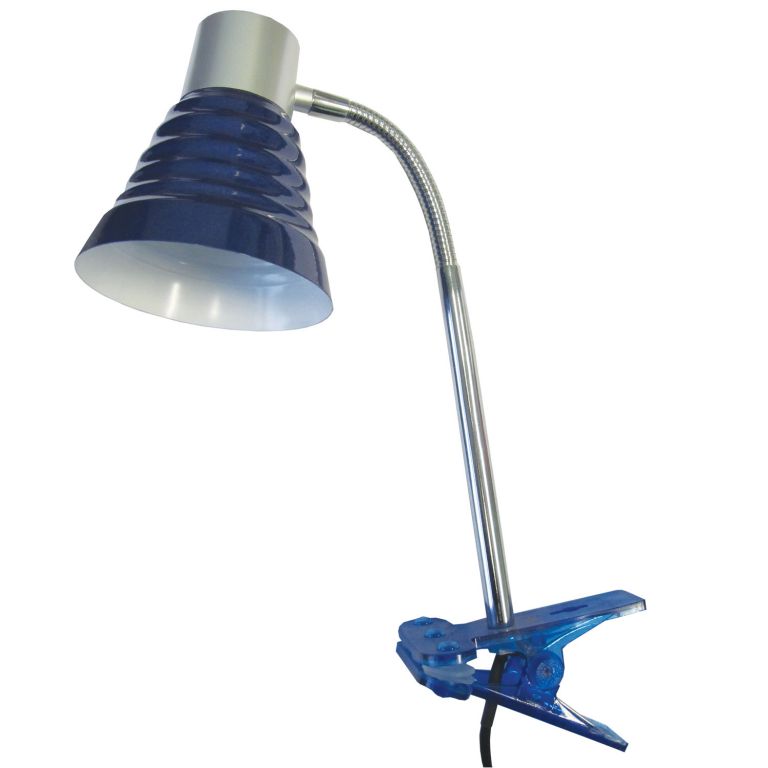 EL7960 Stona lampa sa štipaljkom 40W E14 230V 50Hz, plava