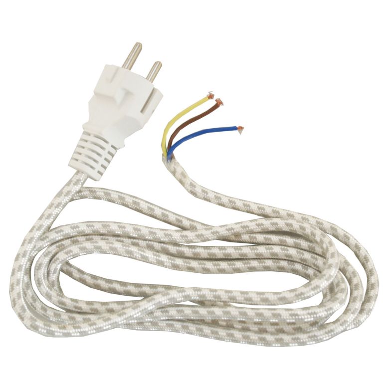 EL7530 Priključni kabl za peglu, 3x0.75/2m, tekstilni