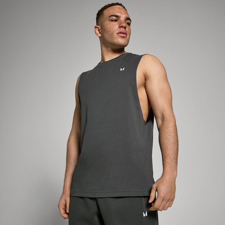 MP Men's Rest Day Drop Armhole Tank - muška majica bez rukava - tamnosiva