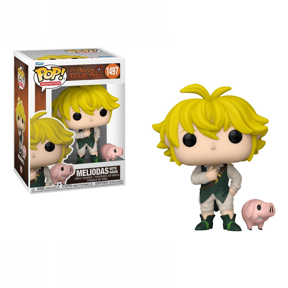 Funko POP! Animation: The Seven Deadly Sins - Meliodas w/Hawk