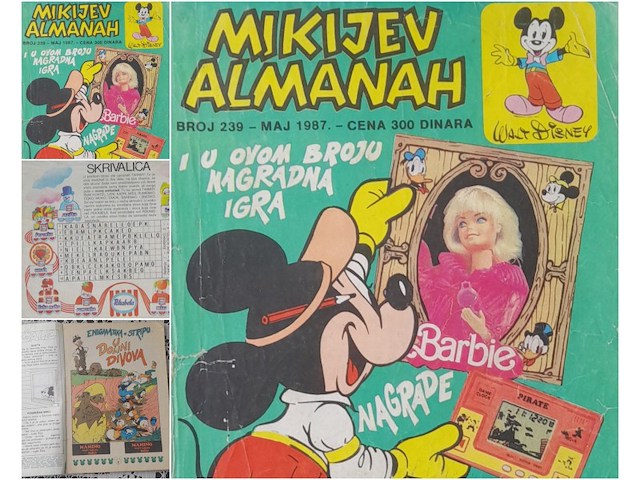 Mikijev Almanah   broj 239,MART 1987