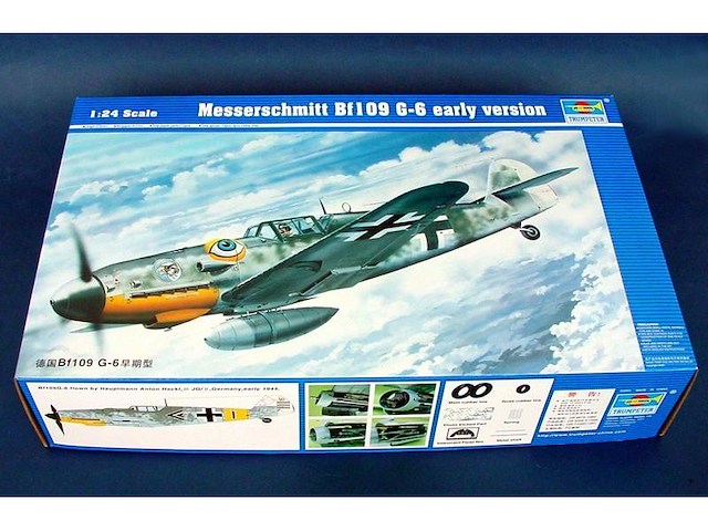 Trumpeter 1/24 Messerschmitt Bf109 G-6 early