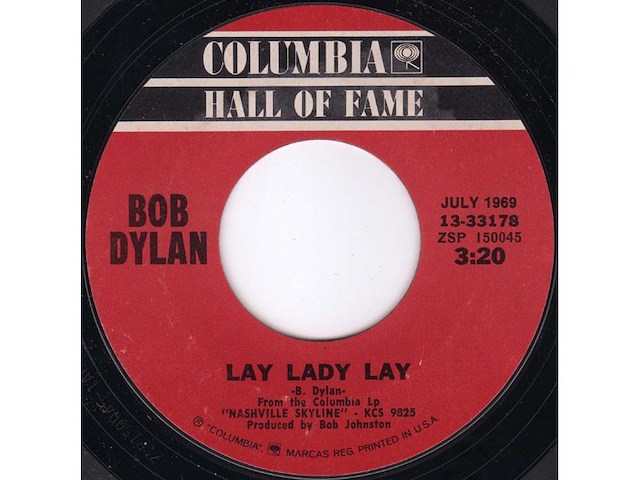 Bob Dylan – Lay Lady Lay / I Threw It All Away Vinyl, 7