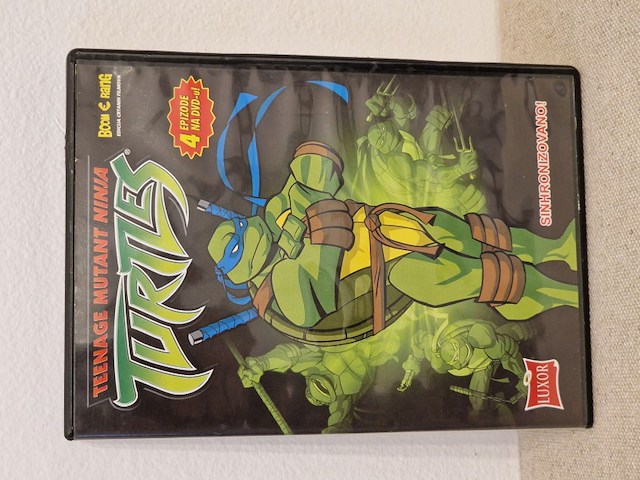 DVD Turtles Luxor Teenage Mutant Ninja 4 epizode