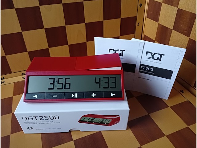 DGT 2500 OFFICIAL FIDE CHESS CLOCK (sah)