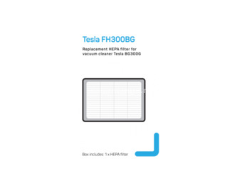 Hepa filter TESLA FH300BG za usisivač BG300G