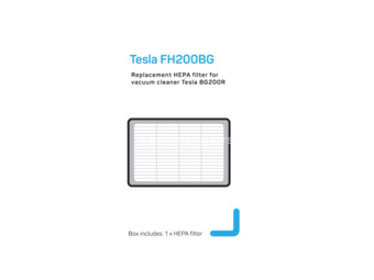 Hepa filter TESLA FH200BG za usisivač BG200R