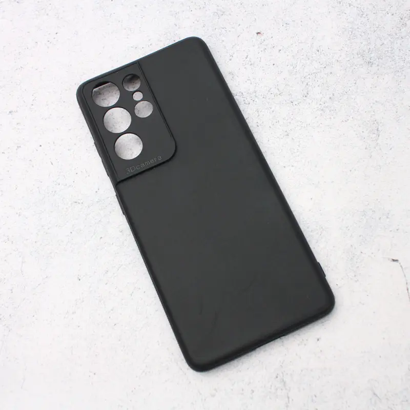 TERACELL Maska 3D Camera za Samsung G998F Galaxy S21 Ultra crna