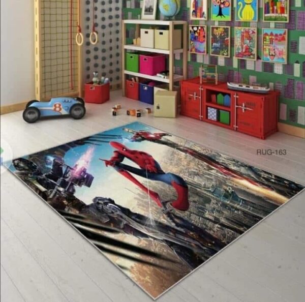 Dečiji tepih sa gumenom podlogom 120x180cm – Spiderman, TG-170