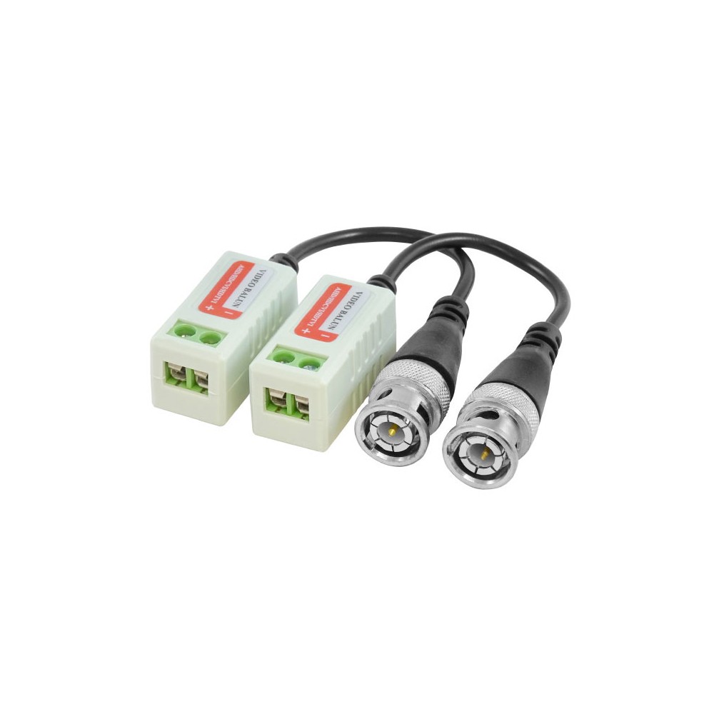 UTP-video balun AV-12E, BNC/UTP na šraf, par