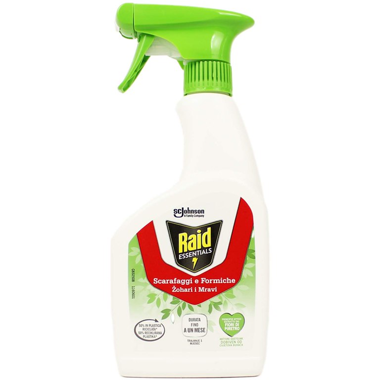 Raid raspršivač za gmiž insekte essentials 500ml raid