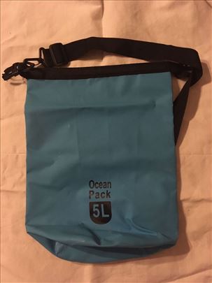 1. Vodootporna torba ranac 5L - Plava