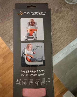Minimonkey minichair sedalica za bebu roze