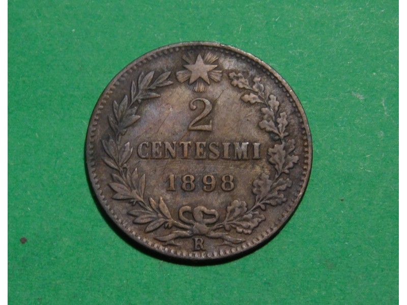 2 centisimi 1898