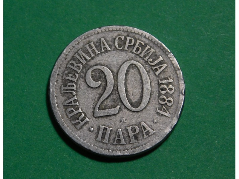 20 para 1884