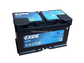 Akumulator EXIDE AGM Start&amp;Stop 12V 82Ah