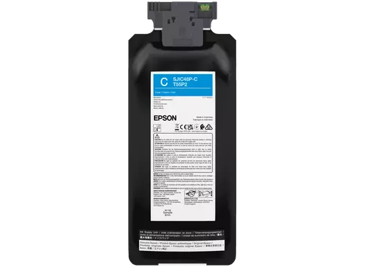 SJIC48P-C Cyan ink cartridge for ColorWorks C8000e