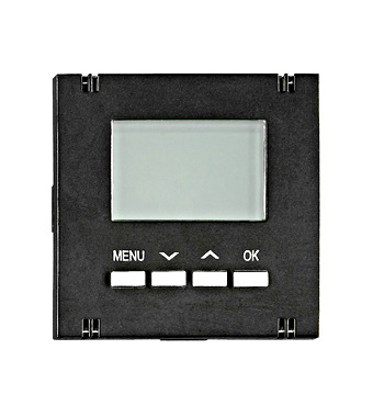 Pokrov digitalnog termostata, grijanje, crni
VISIO S 55, kompletirati s umetkom termostata: EV103009--