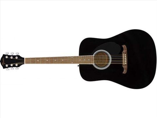 Gitara Fender FA-125 Dreadnought WN Crna + Torba