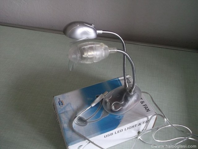 Stona lampa i mini ventilator USB - NOVO