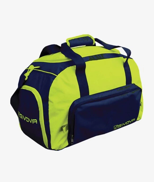 BORSA PALESTRA BLU/GIALLO FLUO Tg. UNICA