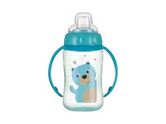 CANPOL BABIES FLASICA/SOLJA SA KLJUNOM I RUCKAMA 56/512 "HAPPY ANIMALS - TRAINING" 320ML - BEAR