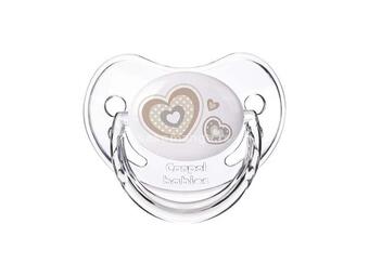 CANPOL BABIES ORTHODONTIC SILIKONSKA VARALICA 18+M 22/567 "Newborn baby" 1kom - HEARTS