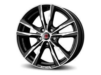 Alu Felna 18x8.0 5/108 ET45 72.3 REDS K2 Hd Matt Black Polished