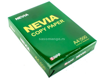 Papir Fotokopir NEVIA A4/70g m2/500 Lista za laser, inkjet i fotokopir masine Ris papira