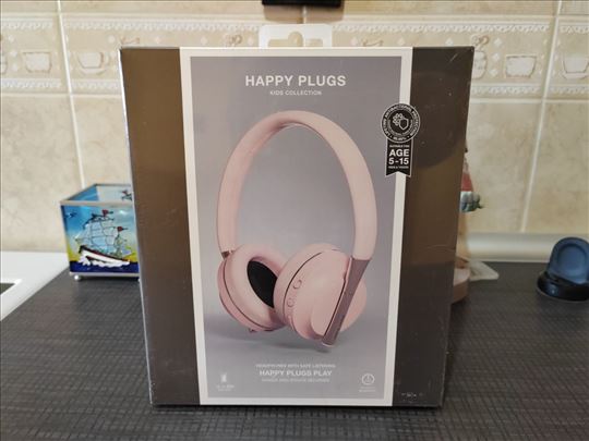 Happy Plugs Pink gold slušalice za decu