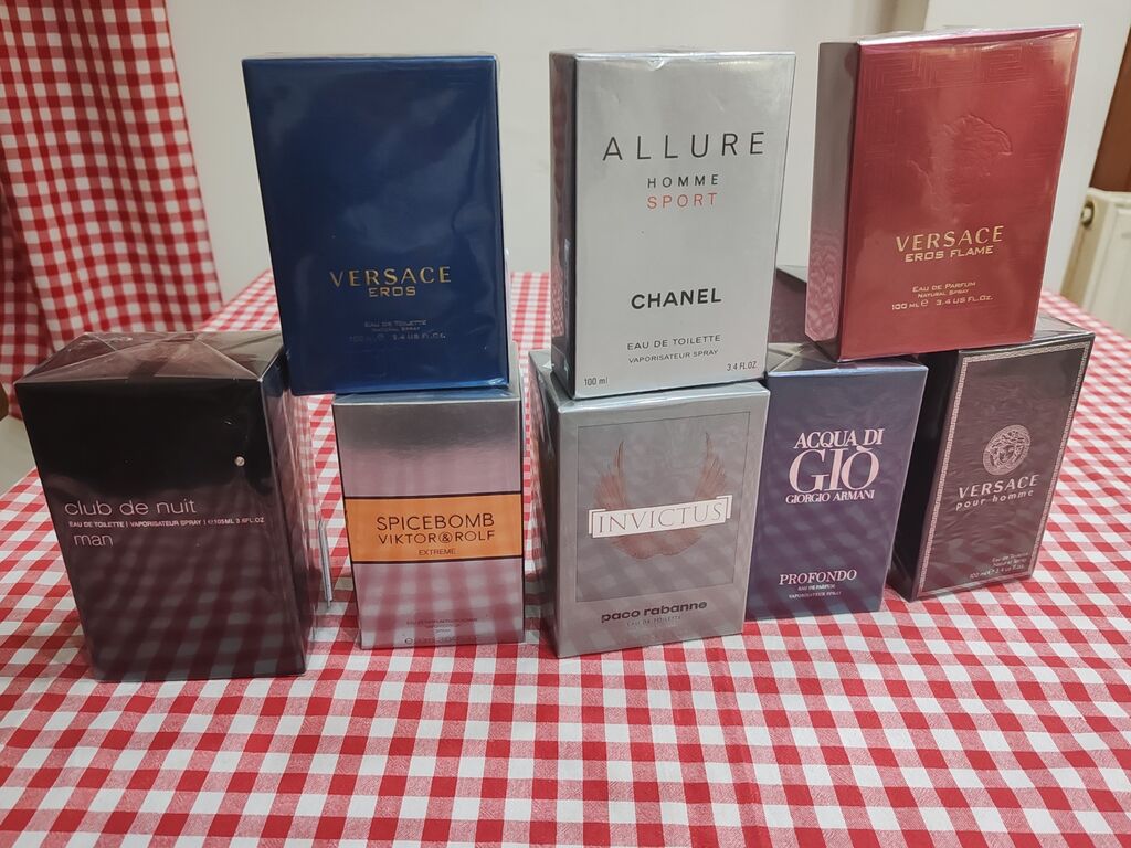 Svi parfemi su potpuno novi i zapakovani, sa originalnom ambalazom