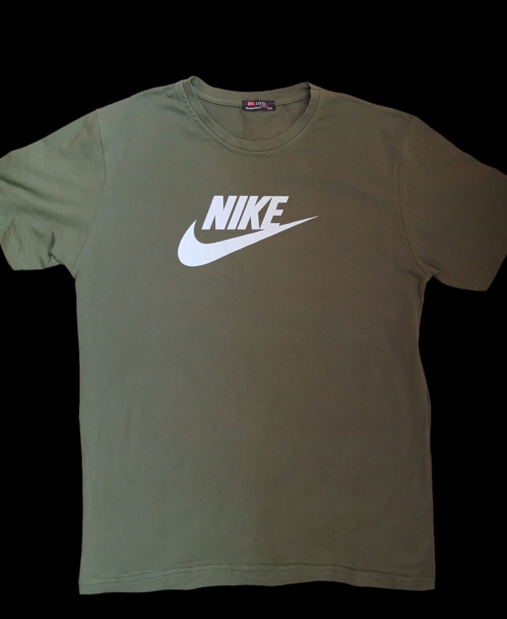 Men's T-shirt Nike, 2XL (EU 44), bоја - Maslinasto zelena