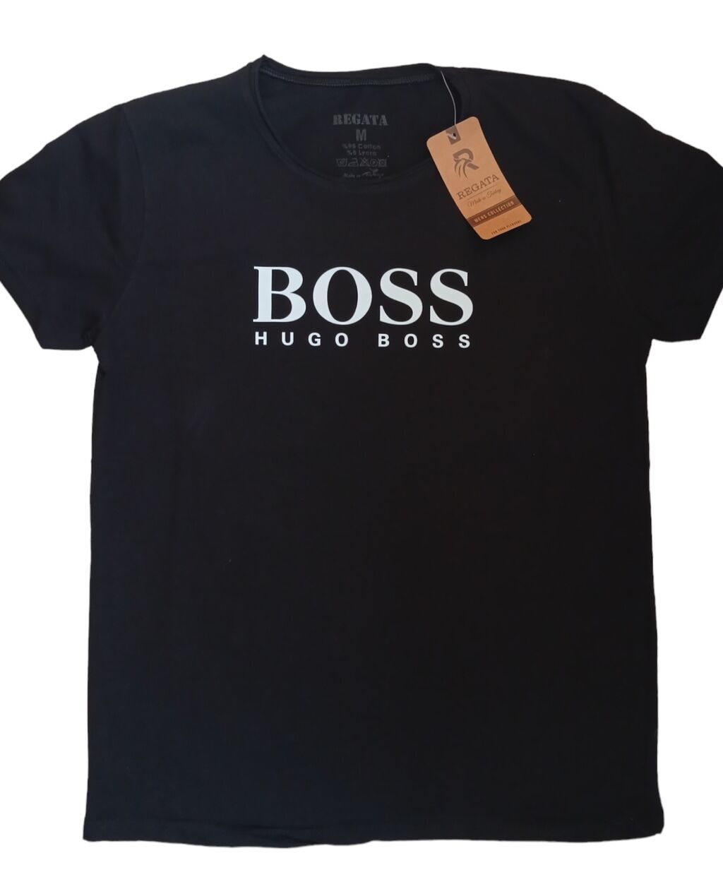 Men's T-shirt Hugo Boss, M (EU 38), bоја - Crna
