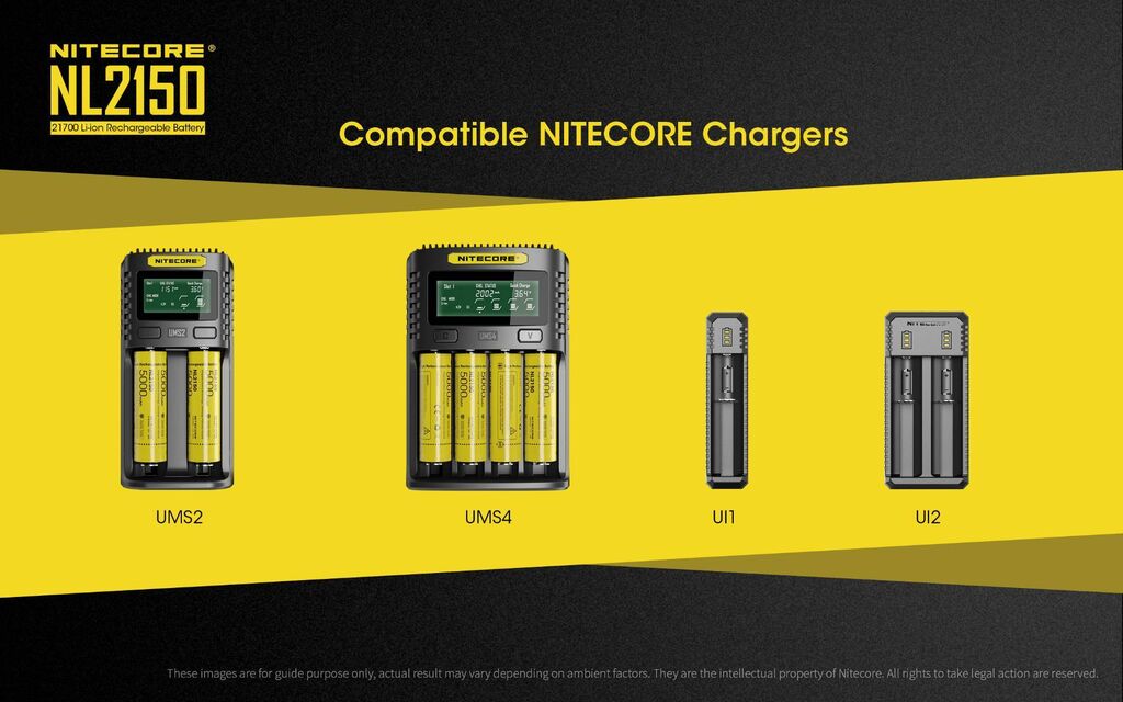 Baterija 21700 NITECORE NL2150 (5000mAh) LI-ION BATTERY Punjiva