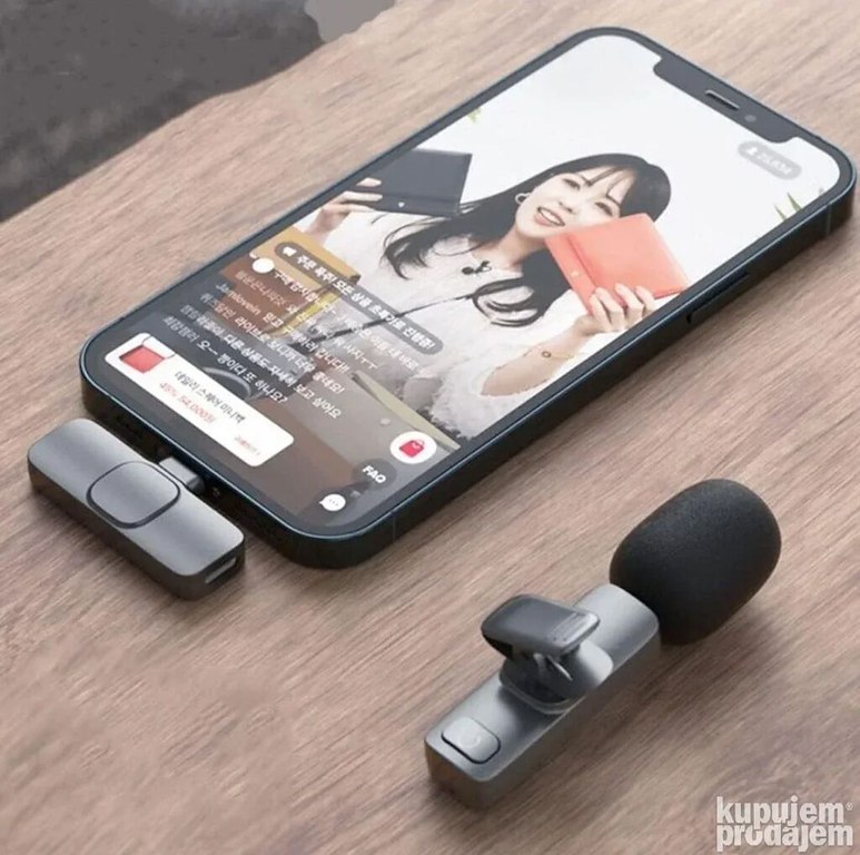 Bezicni mini mikrofon za telefon android i ios. Omogućava praktično
