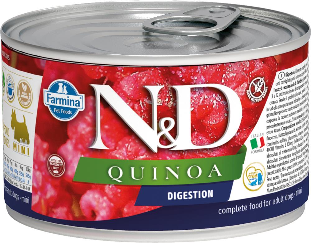 N&D Can Dog Quinoa Mini Digestion 140g