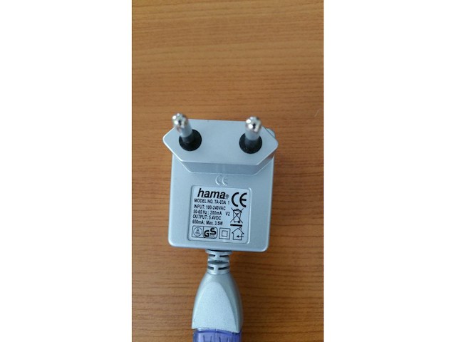 Hama TA-03A 5.4 V 650 mA 3.5W USB adapter