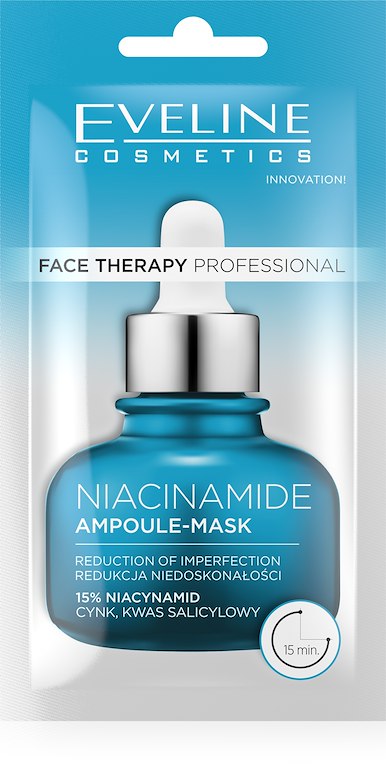 EVELINE - FACE THERAPY - NIACINAMIDE AMPOULE-MASK 8ml