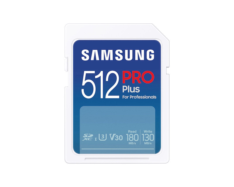 SAMSUNG - Memorijska kartica PRO Plus Full Size SDXC 512GB U3 + Card Reader MB-SD512SB