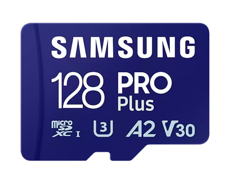 SAMSUNG - Memorijska kartica PRO PLUS MicroSDXC 128GB U3 Blue + SDXC Adapter MB-MD128SB